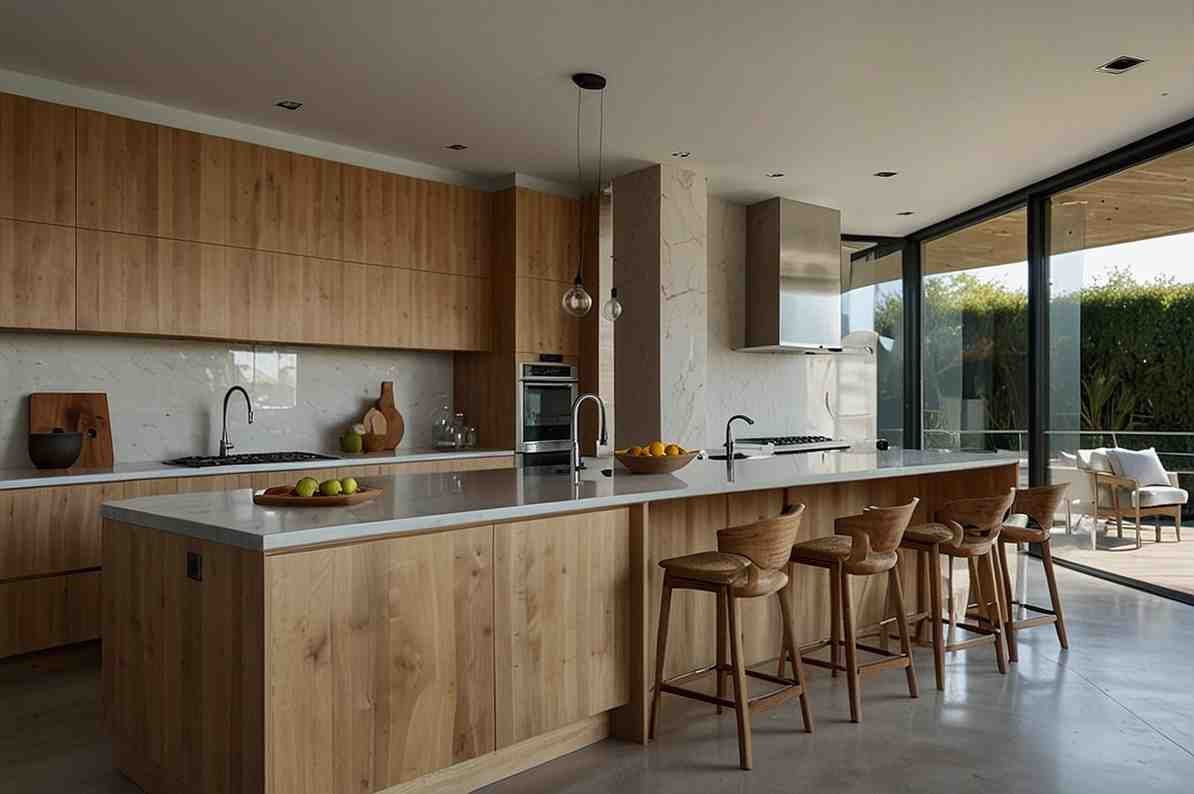 46 Gorgeous Modern Coastal Kitchen Ideas for a Light