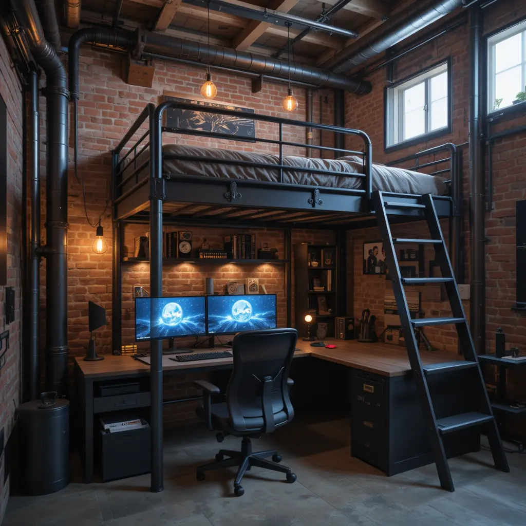 36 Unique Small Gaming Room Ideas with Bed for Ultimate