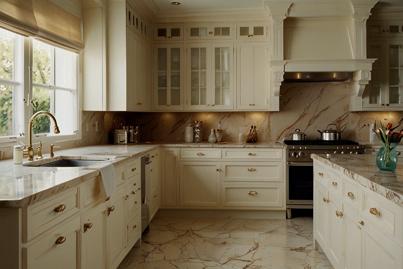 46 Elegant Cream Kitchen Cabinets for a Timeless Look